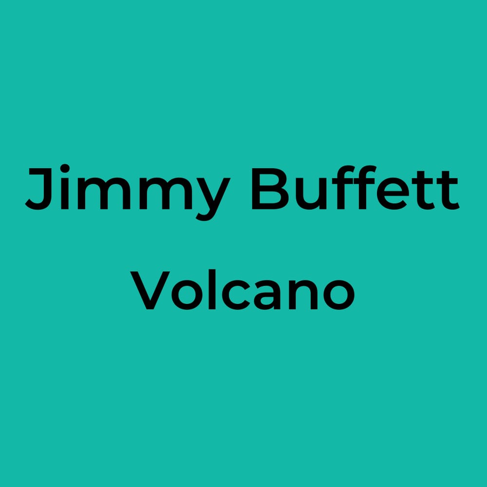 Sunfly Karaoke | Volcano - Jimmy Buffett