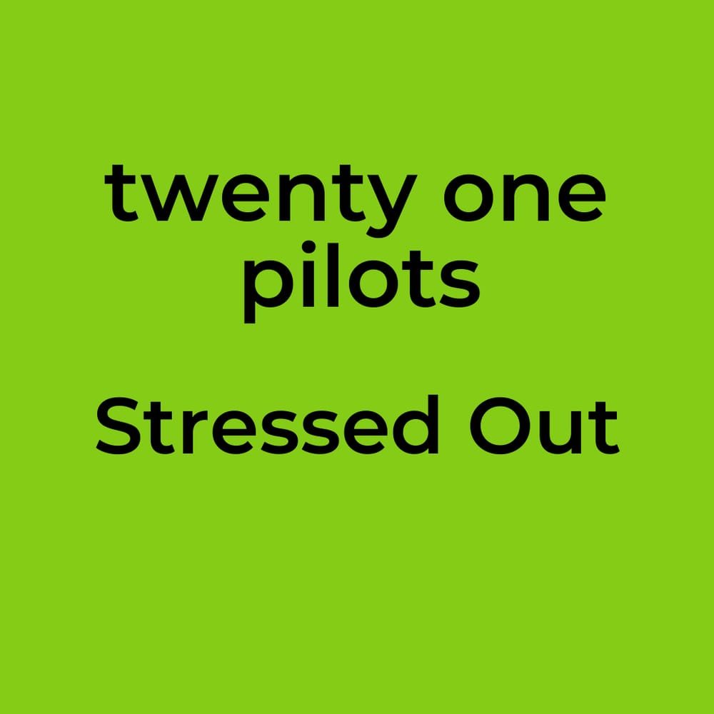 Sunfly Karaoke | twenty one pilots - Stressed Out